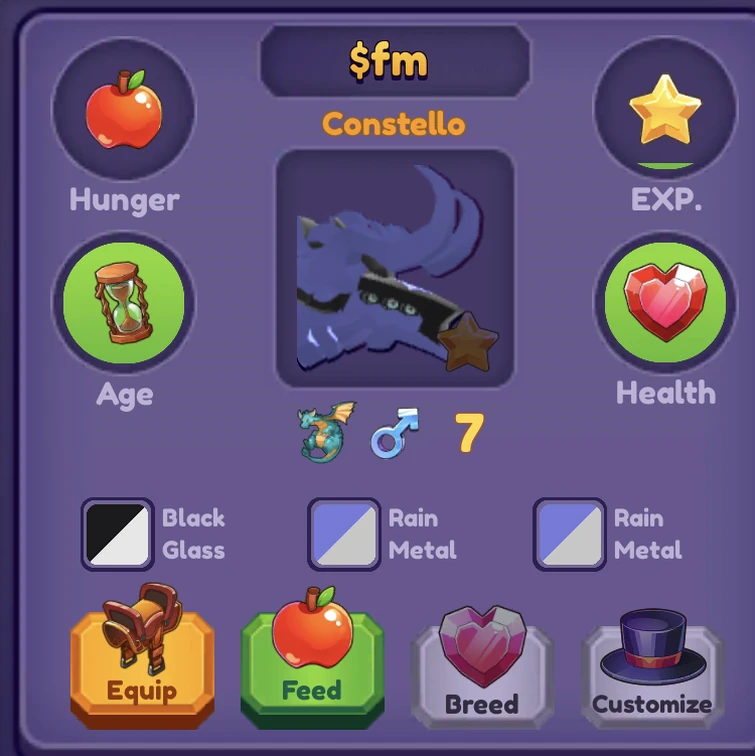 trading and selling fm constello 2/3 rain | Fandom