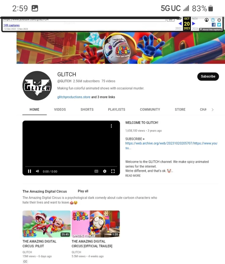 Timelapse of the Before, during & the now of TADC impact on GLITCH | Fandom