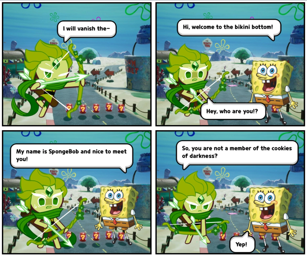 Wind archer cookie meets SpongeBob | Fandom