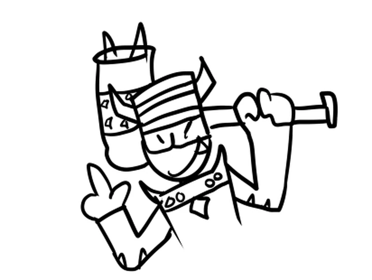 months ago, i asked someone on discord to draw doombringer, here is ...