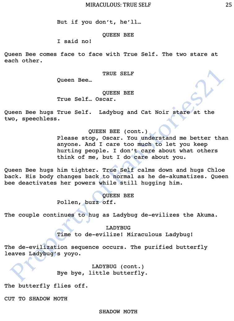 Miraculous: True Self Fan Script Part 2 | Fandom