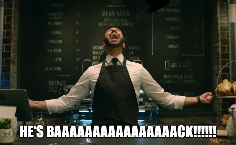 HE'S BAAAAAAAAACK | Fandom