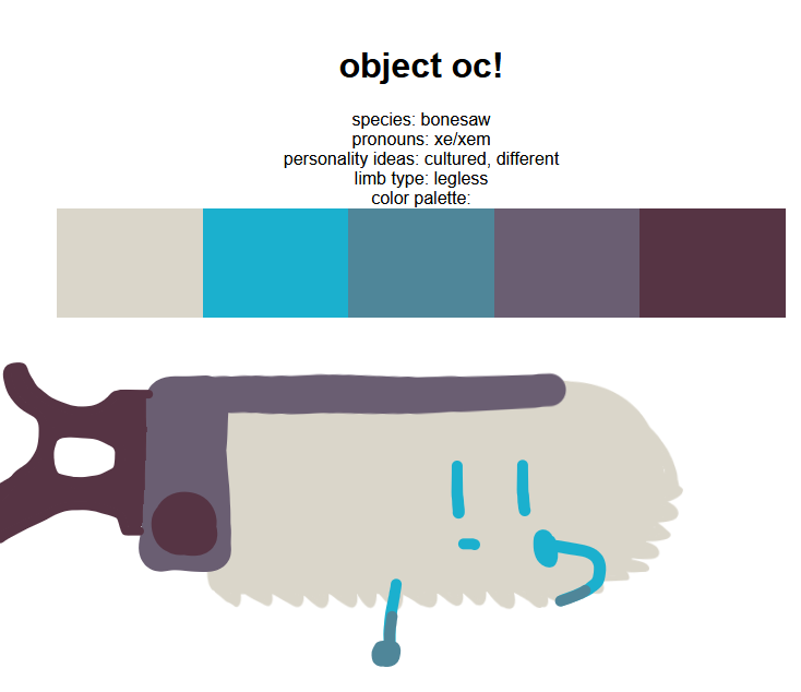 more oc gen garbo, why did i check the limbs section while doing the ...