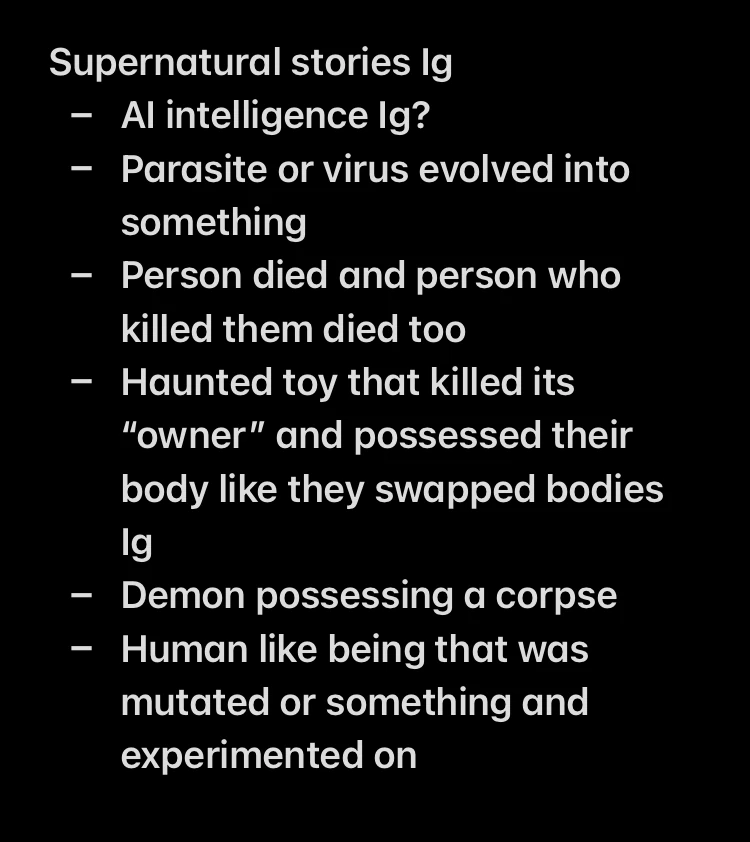Supernatural lore ideas- )TW: MENTIONS OF 💀) | Fandom