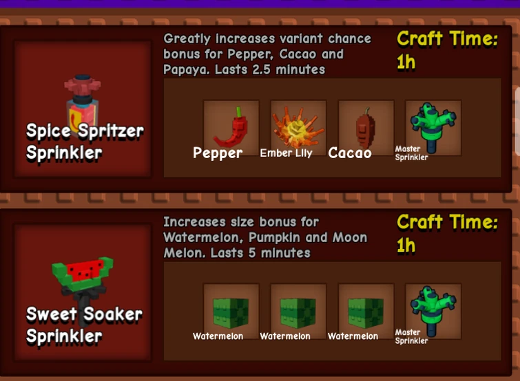 Do they think it's that easy to get a master sprinkler | Fandom