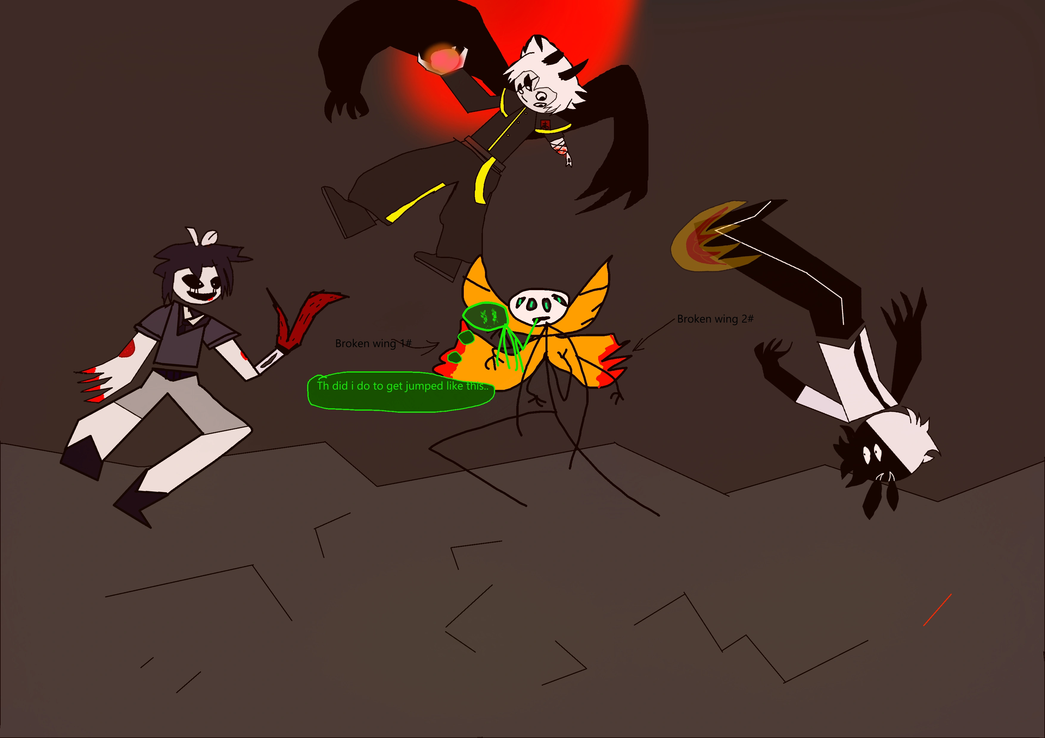 "Imagine getting jumped by the nightmare trio" | Fandom