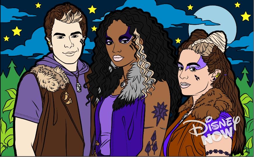 I colored Wyatt Lykensen, Willa Lykensen, and Wynter Barkowitz in Z-O-M ...