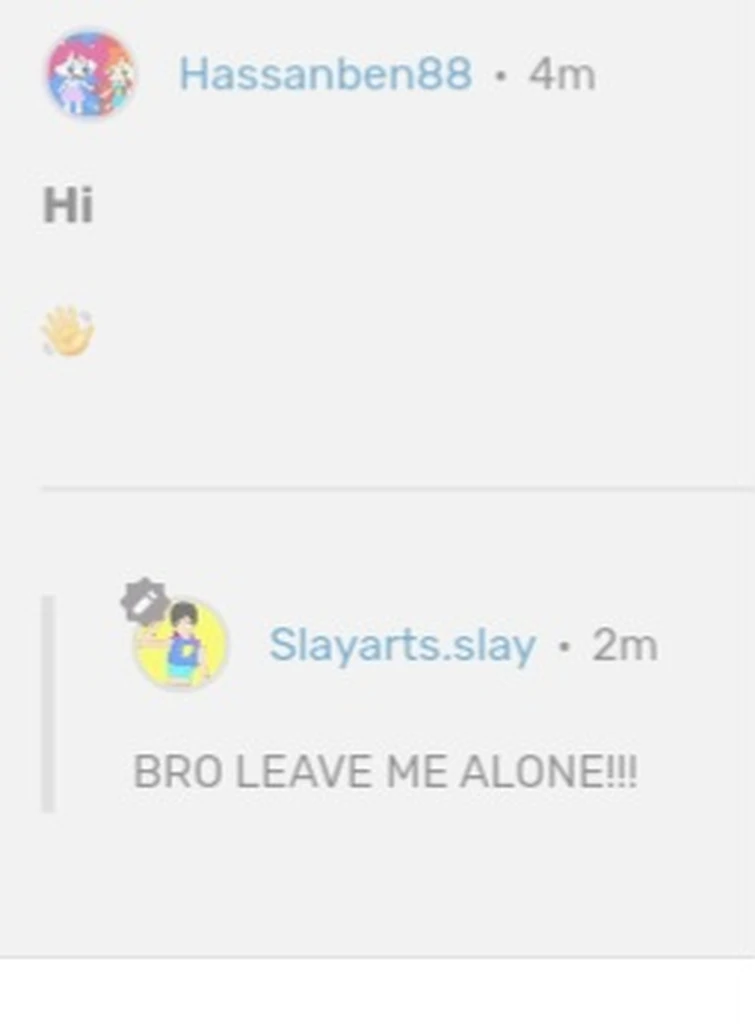 Bruno X Lawrence is back can someone ban him :( | Fandom