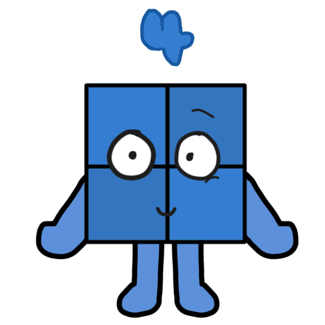 I remade my four oc (yeah the algebralien numberblock thingy) | Fandom