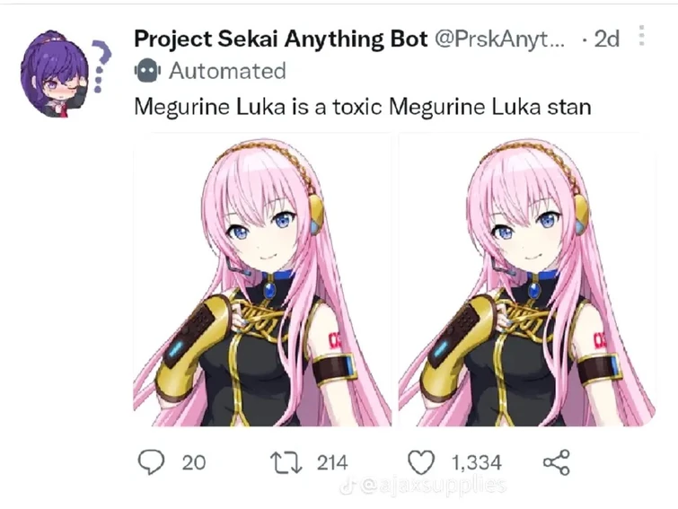 Project sekai anything bot (Rip my storage) | Fandom