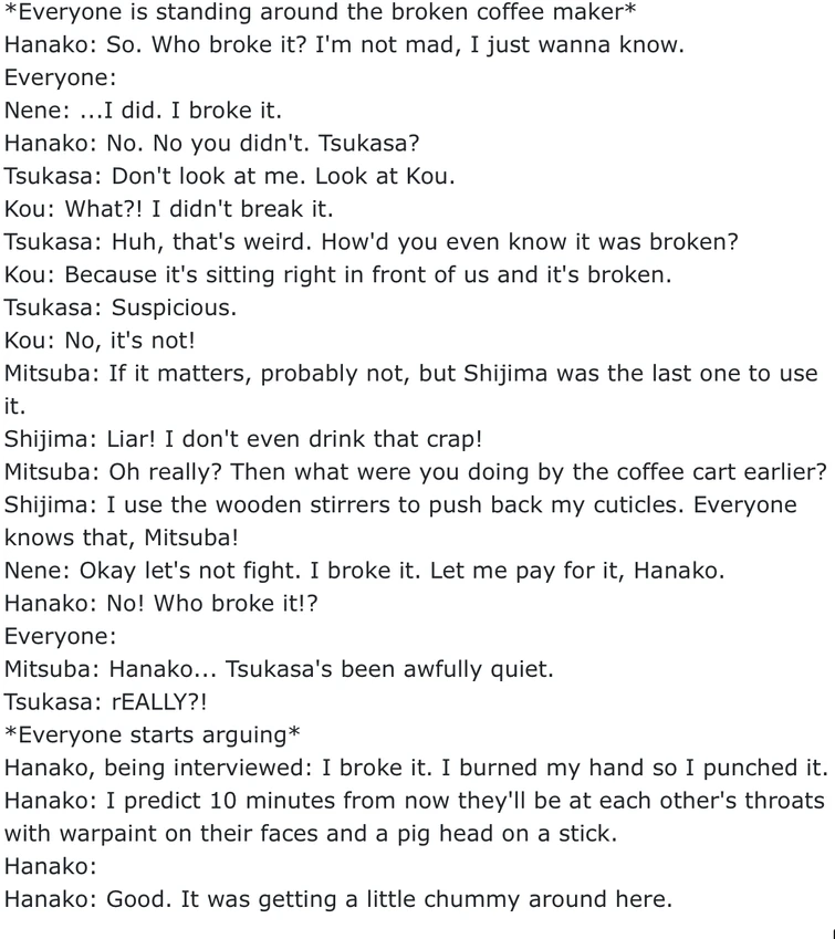 Tbhk incorrect quotes | Fandom