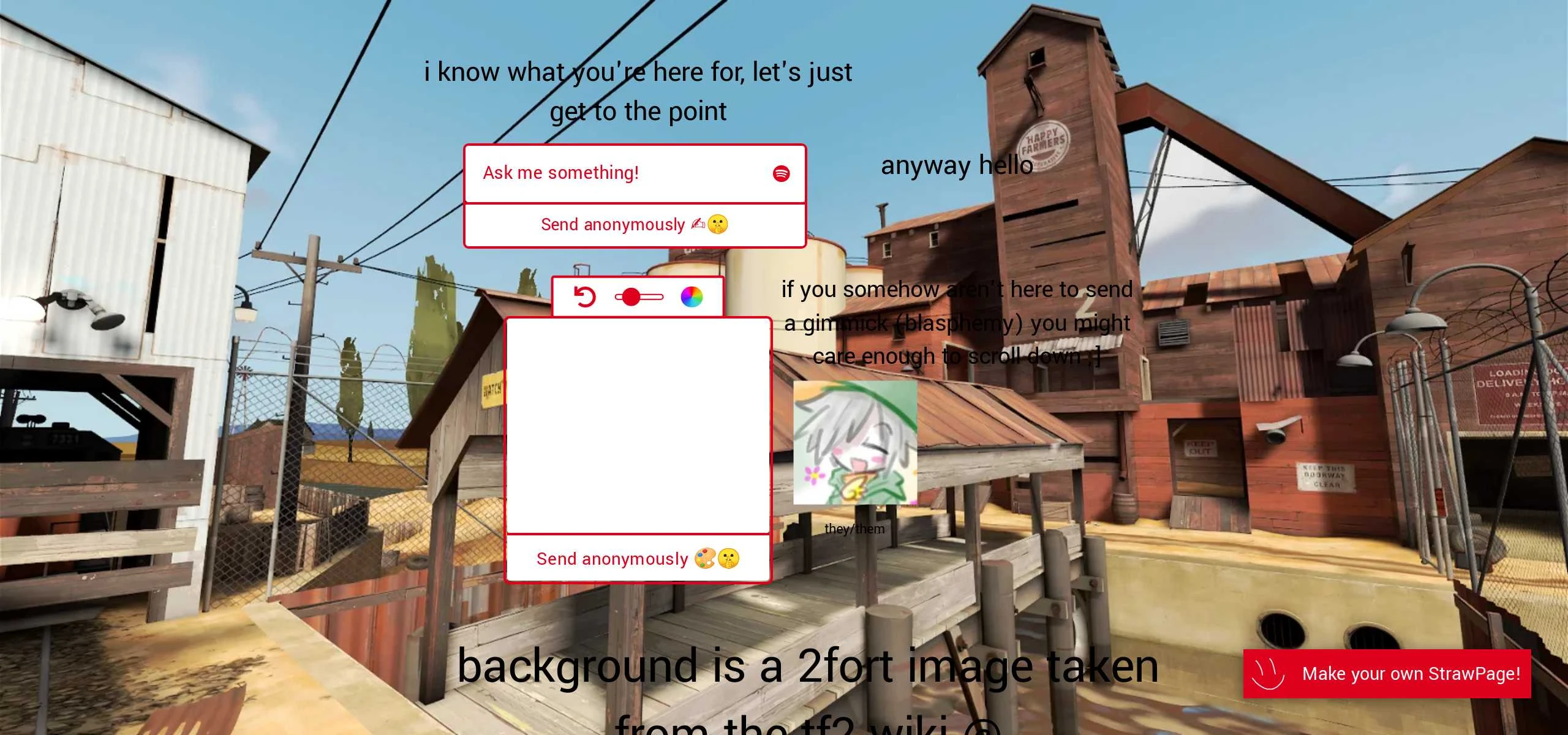 you guys voted for straw so here you go, straw | Fandom