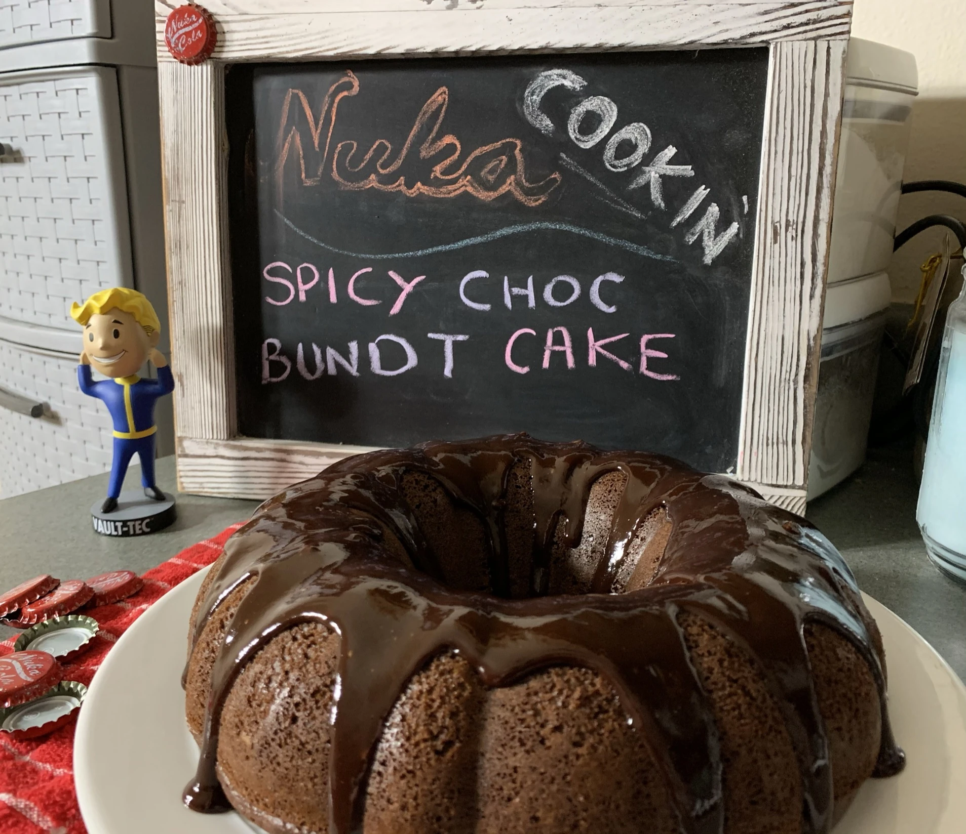 Nuka Cookin' - Spicy Chocolate Bundt Cake | Fandom