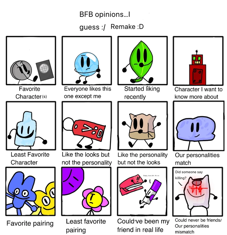 BFB opinions! Remake :D | Fandom