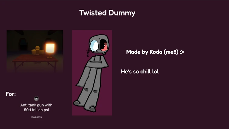 twisted dummy | Fandom