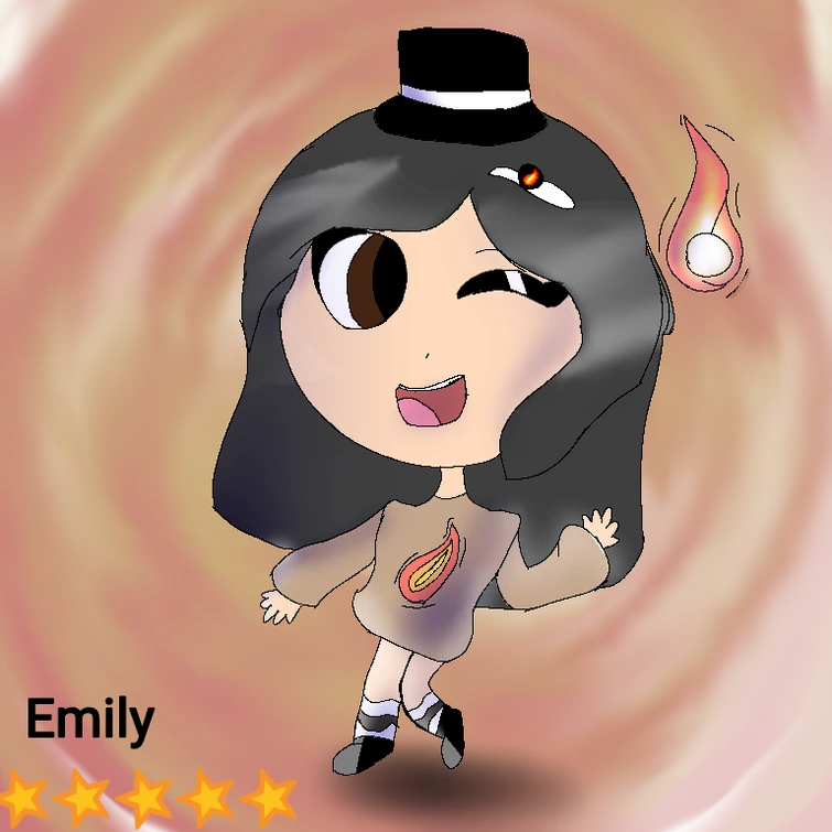 Well... My emily is a they/them and a dendro.. But I made her a pyro, a ...
