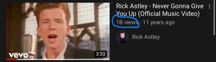 Over a billion people have gotten rickrolled! :D | Fandom