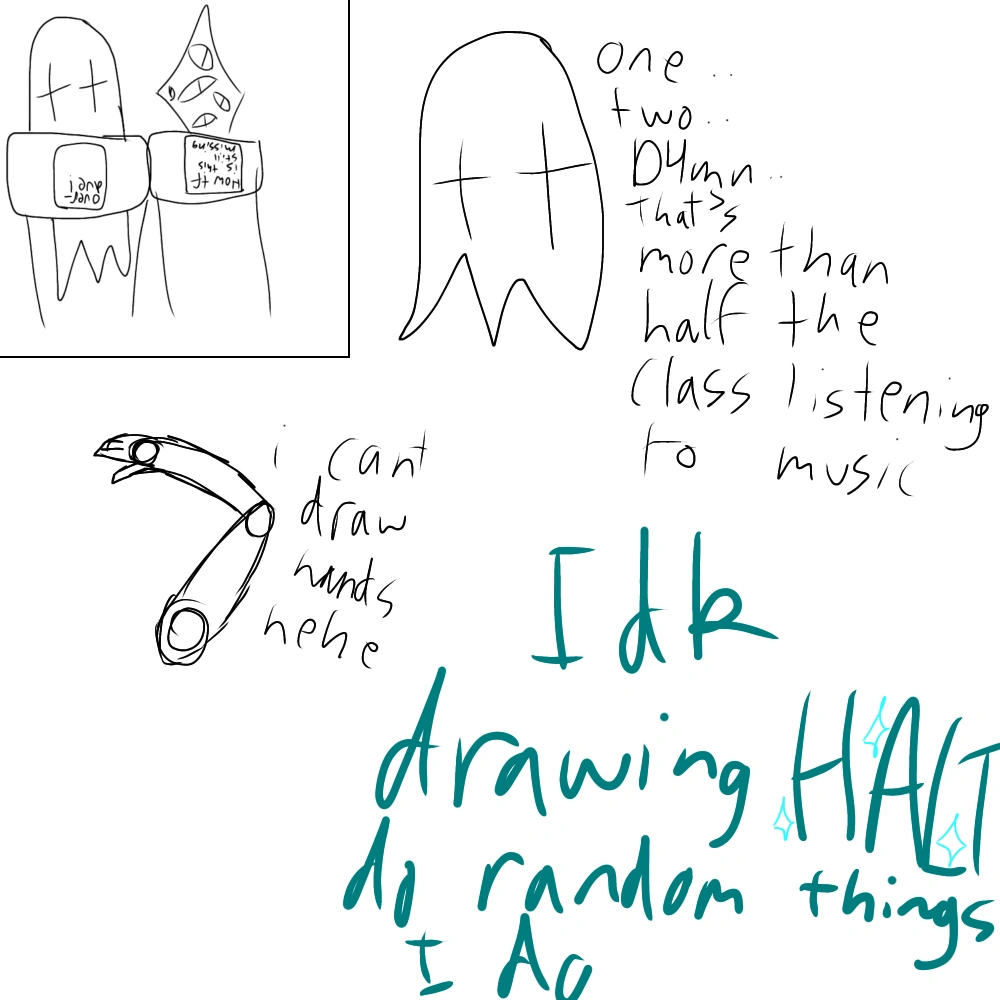 I drew Halt doing things I do in school😍 | Fandom