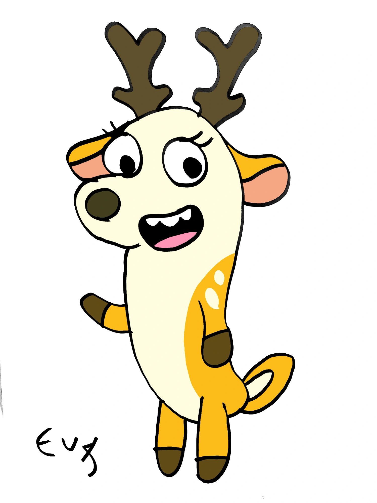 My drawing of Miss Deer Teacher | Fandom