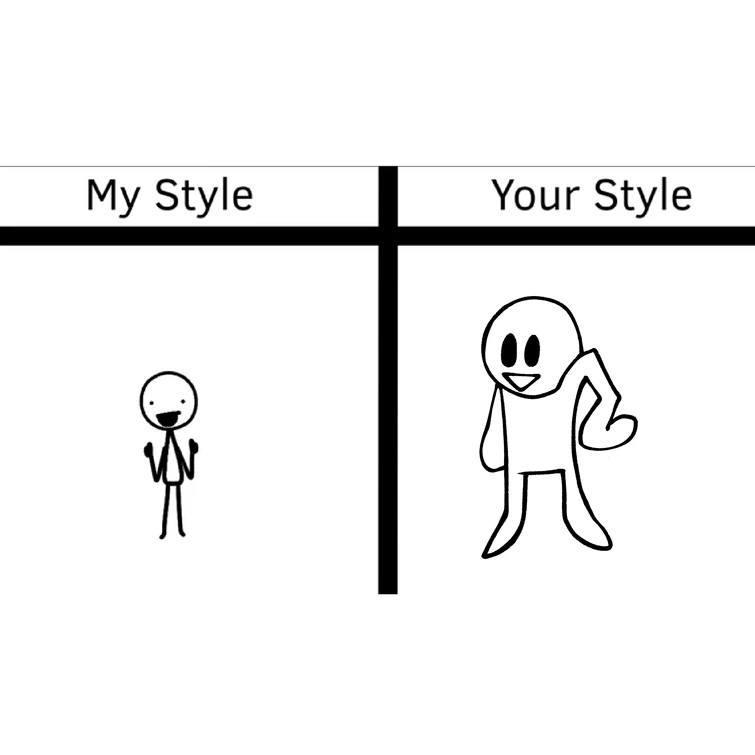 draw a human but its in your art style instead | Fandom