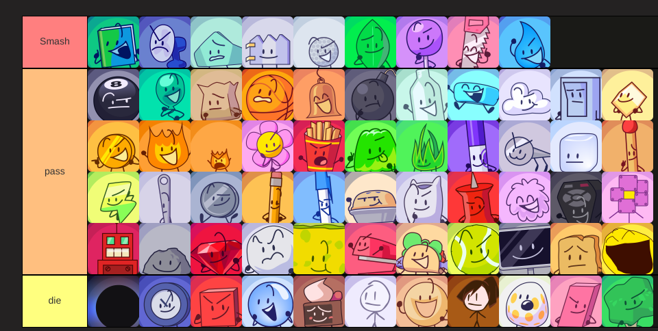 Smash Or Pass Bfb Fandom