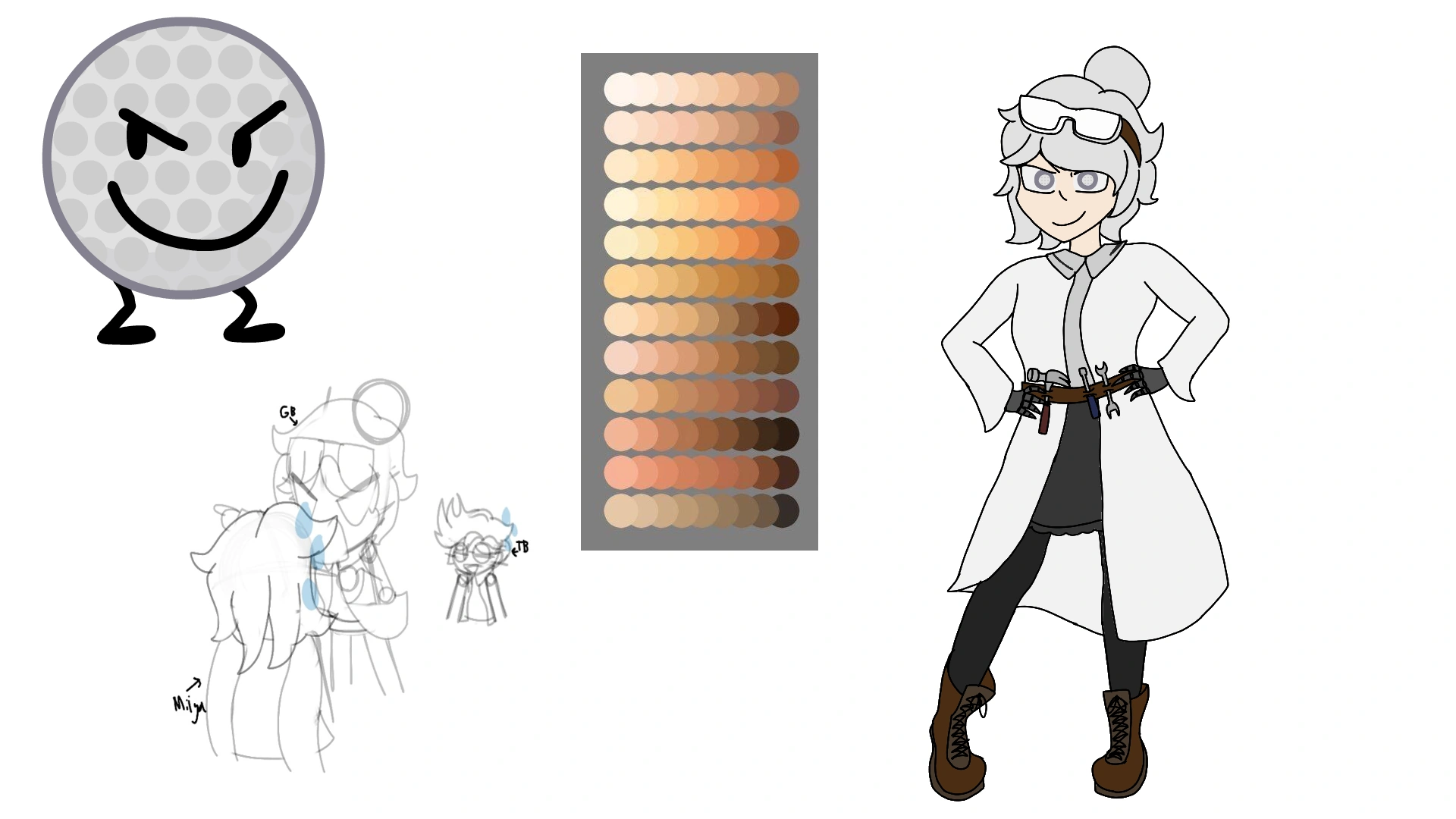 Golf Ball gijinka! | Fandom