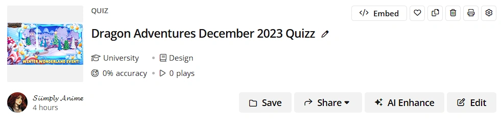 I've created a quizzes for da :') | Fandom