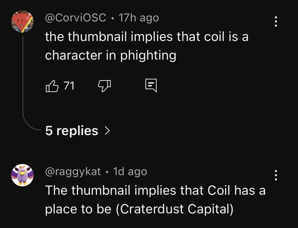 whats up with phighting fans and thumbnails?? | Fandom