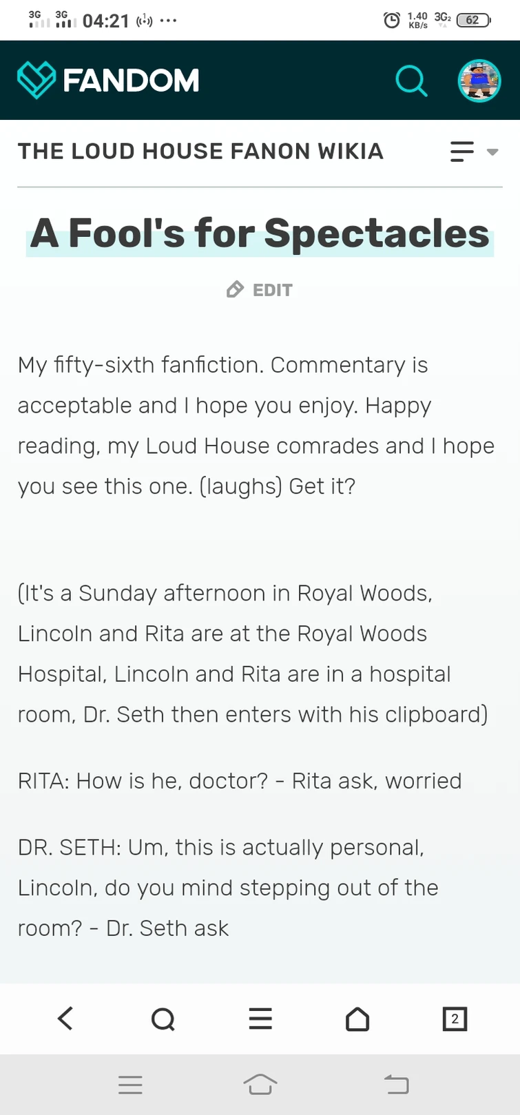 reading fanfic | Fandom