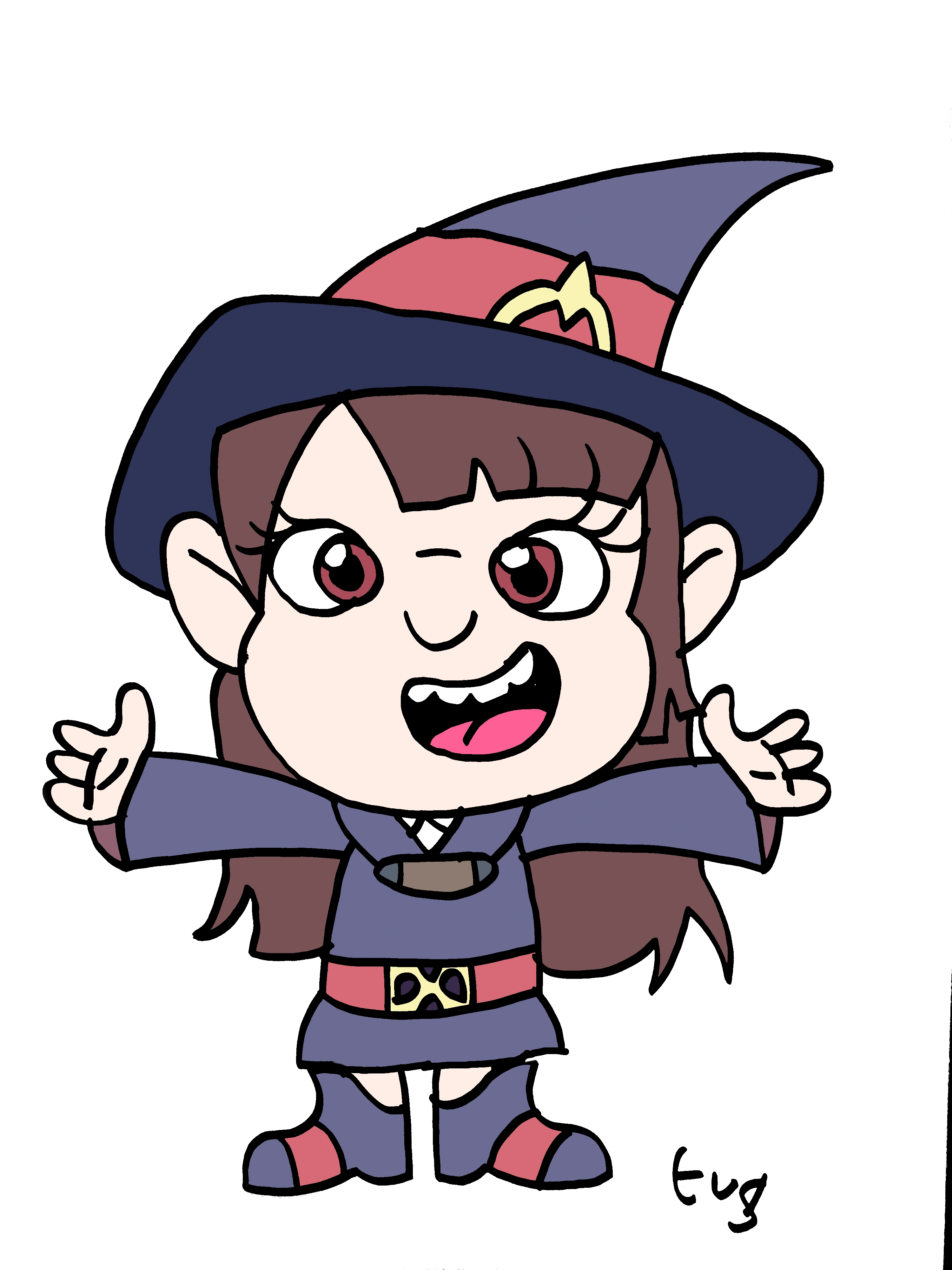 My drawing of Akko | Fandom