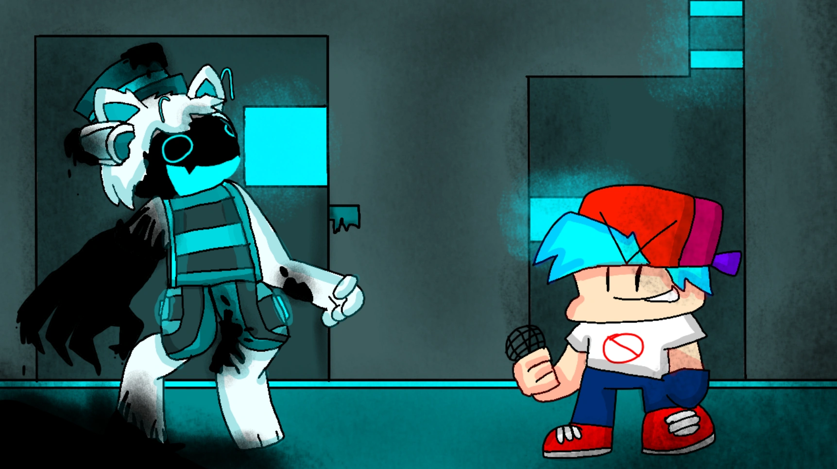 You encounter Pibby Corrupted Cyan, What will you do | Fandom