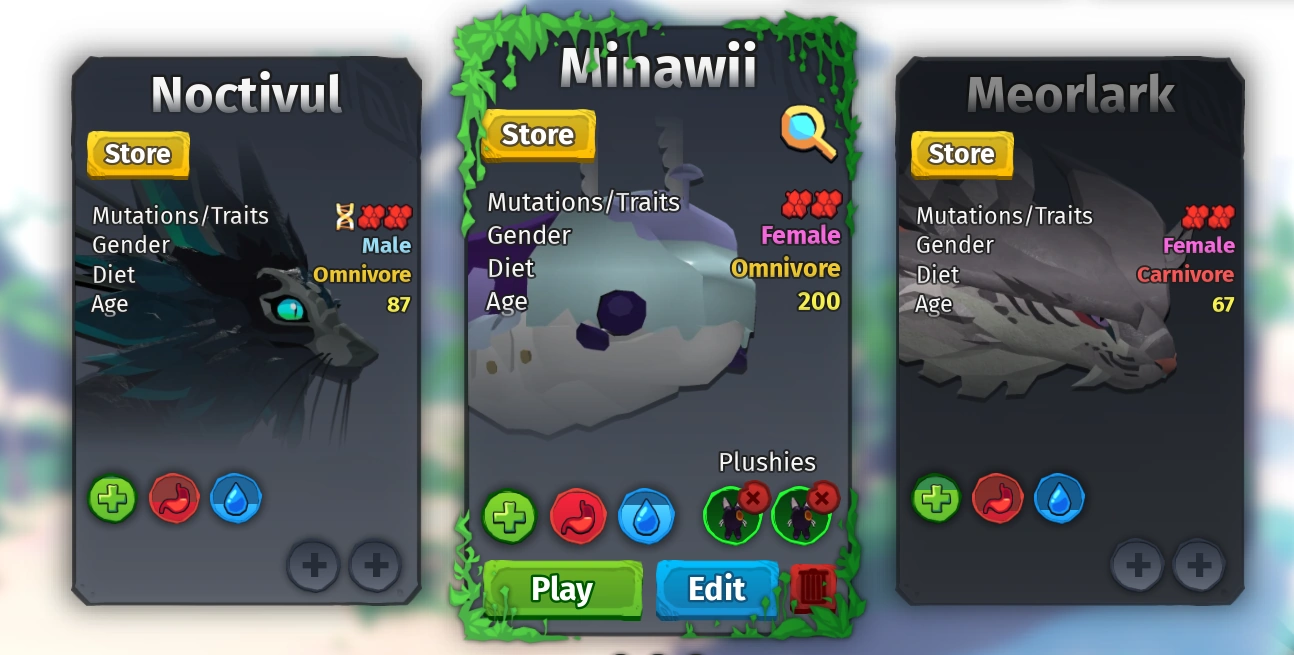 some pvp slots and a bite healing moon for sale | Fandom