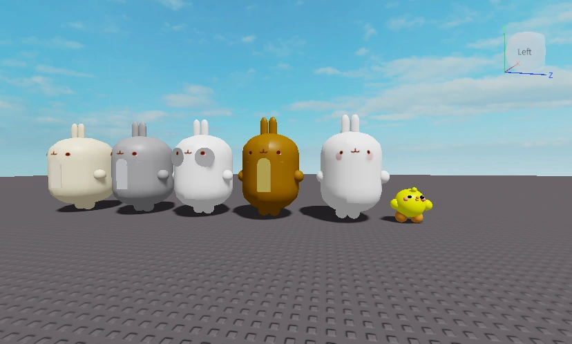 Molang Characters Roblox Models Showcase | Fandom