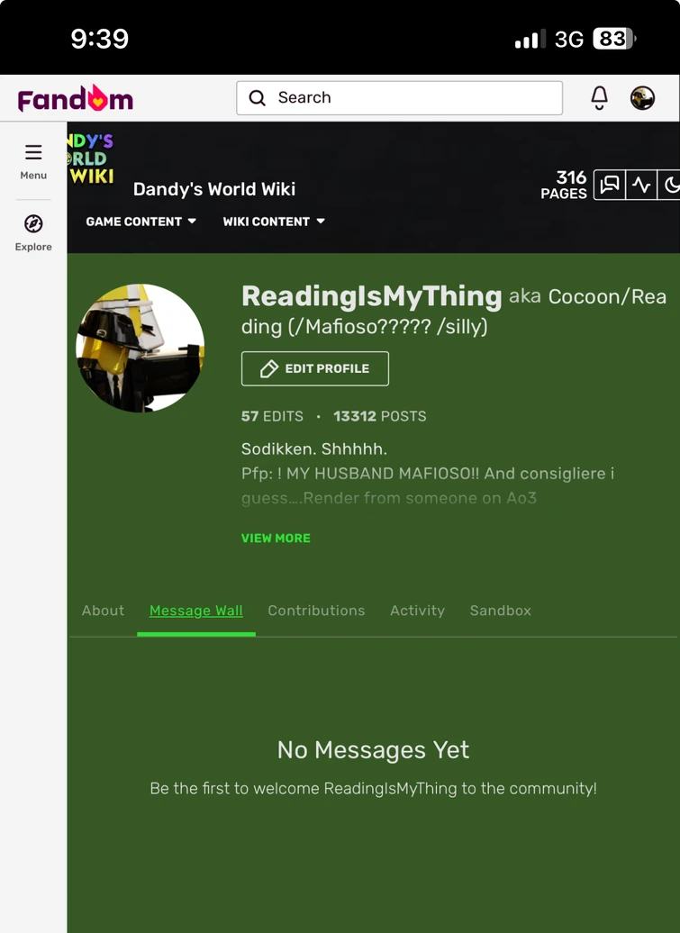 No messages on my wall?! 🥺 /silly | Fandom