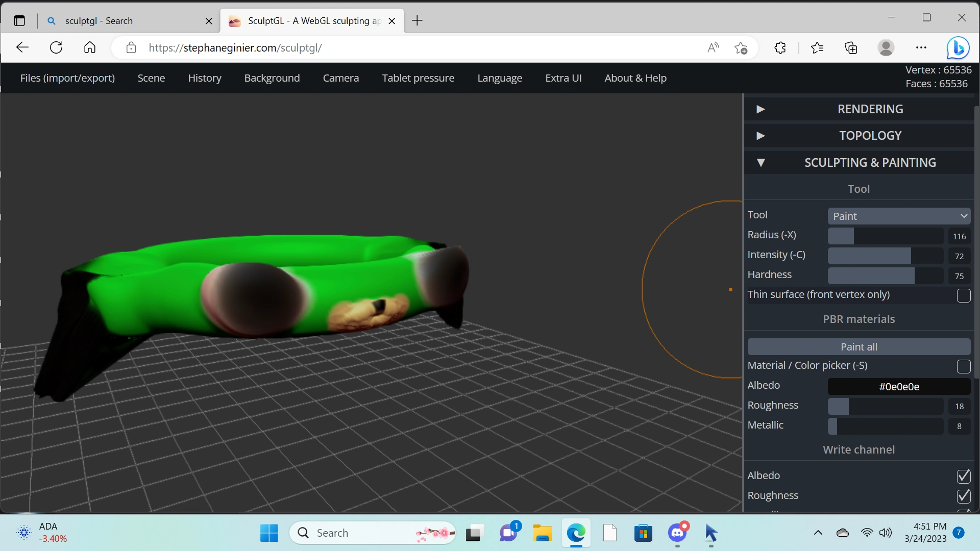 So I tried SculptGL | Fandom