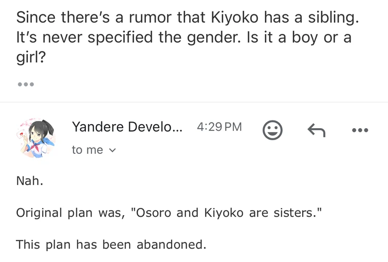 Kiyoko no longer has a sibling in the story | Fandom