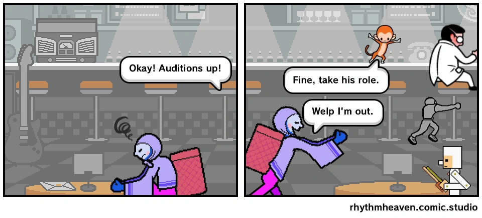 When Stomp Farmer is dressed to audition for a CN promo or something ...