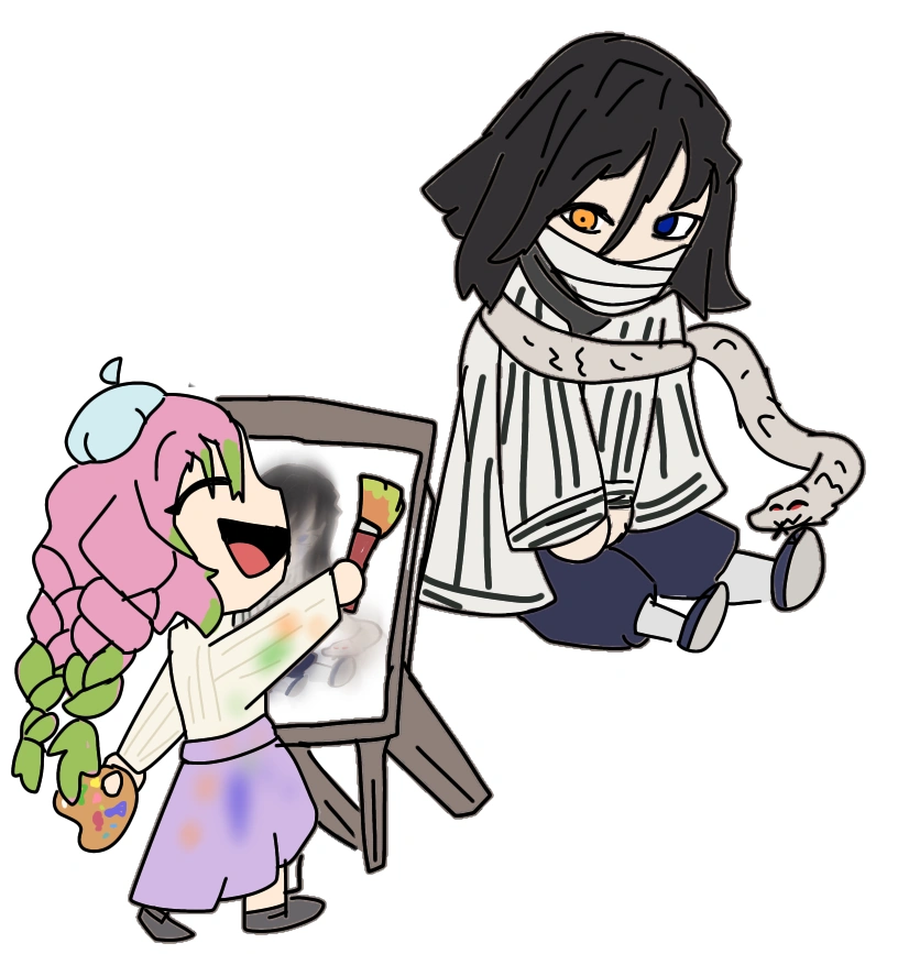 mitsuri & obanai art | Fandom