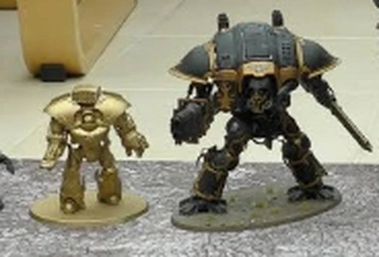 [Fan Art]Adeptus Custodes Imperial Knight and Deredeo Dreadnought | Fandom