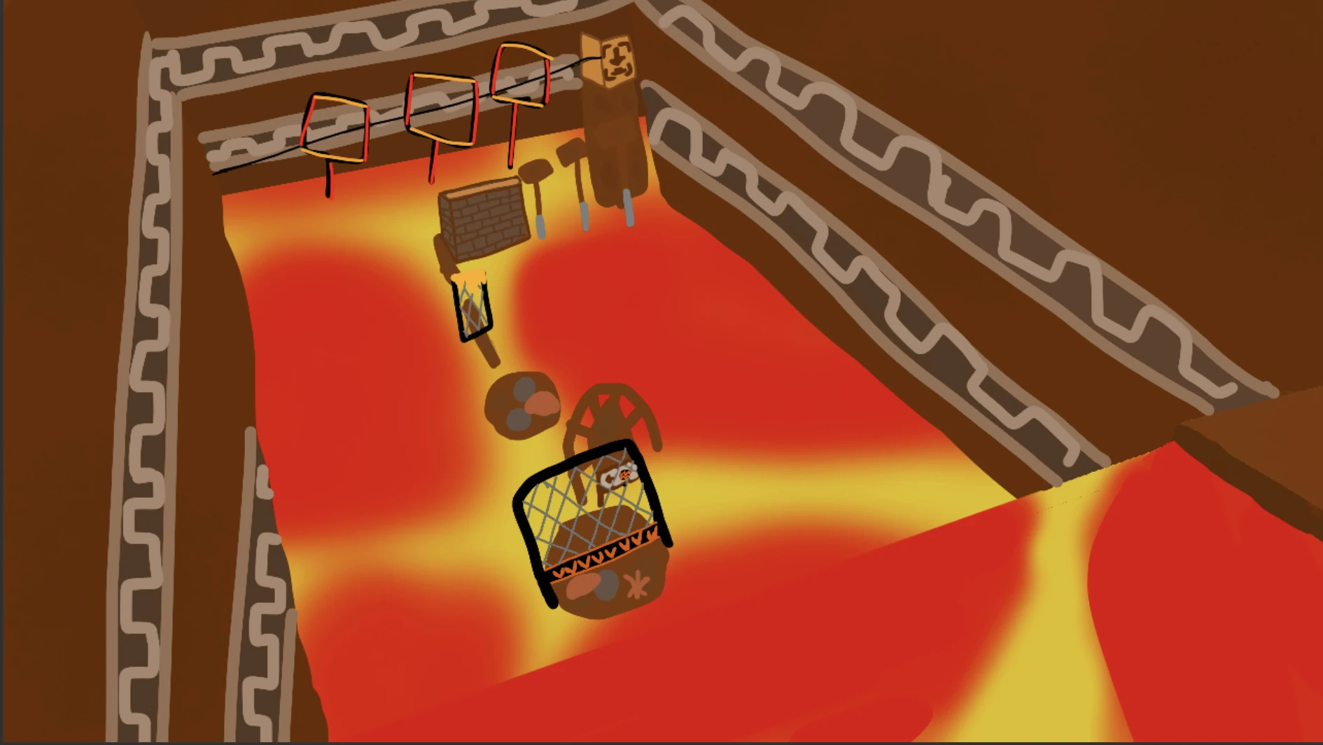 Lavafalls shaft remake drawing | Fandom