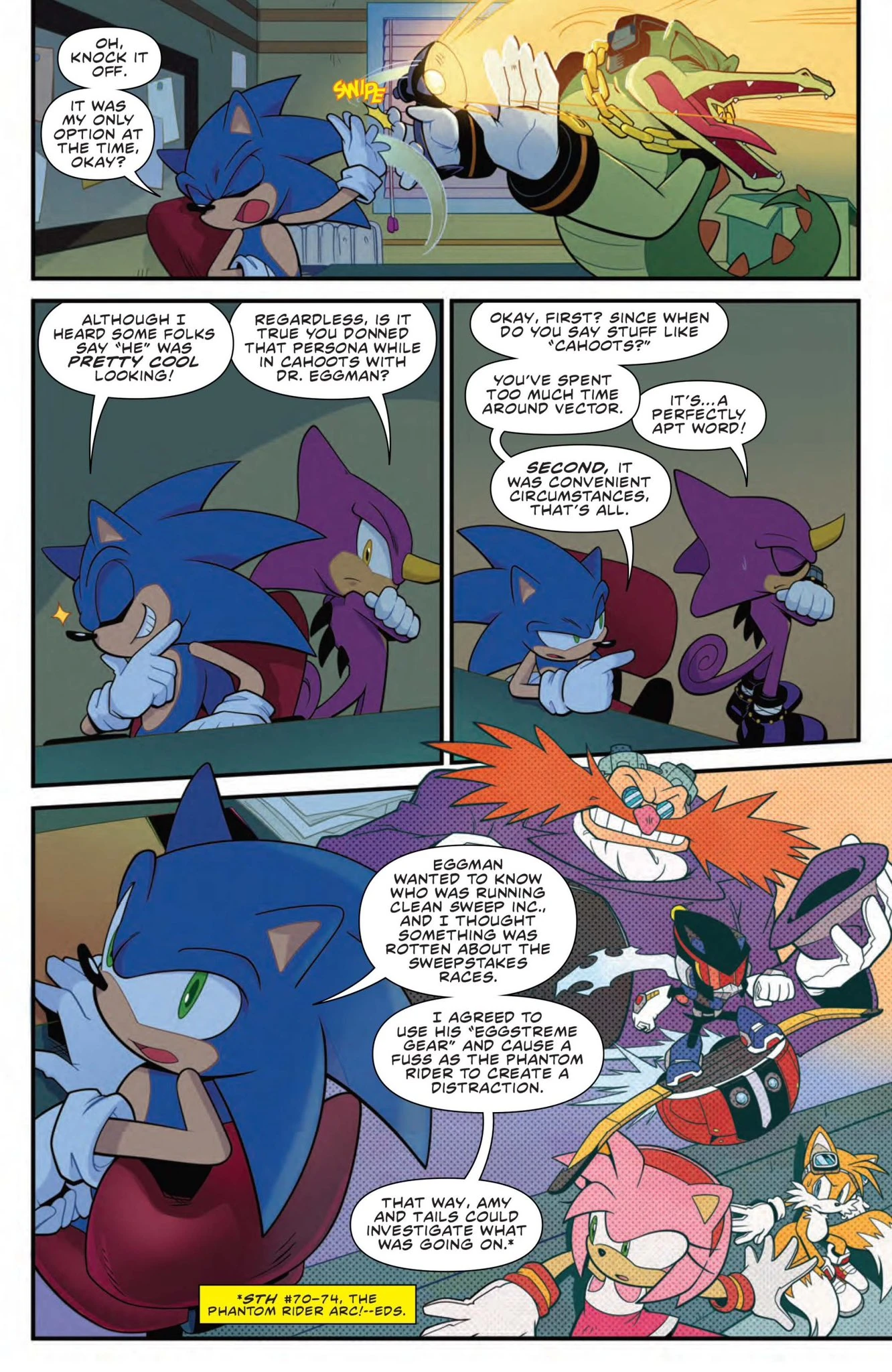 More preview pages for Sonic Issue 76 revealed: The Game's afoot! | Fandom