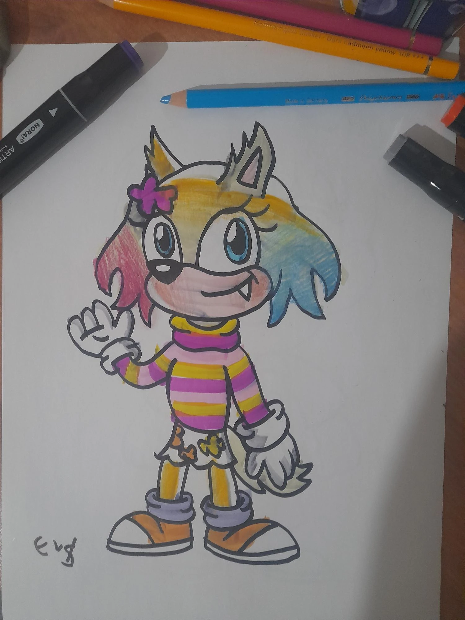 My drawing of Enid Sinclair as a Sonic character | Fandom