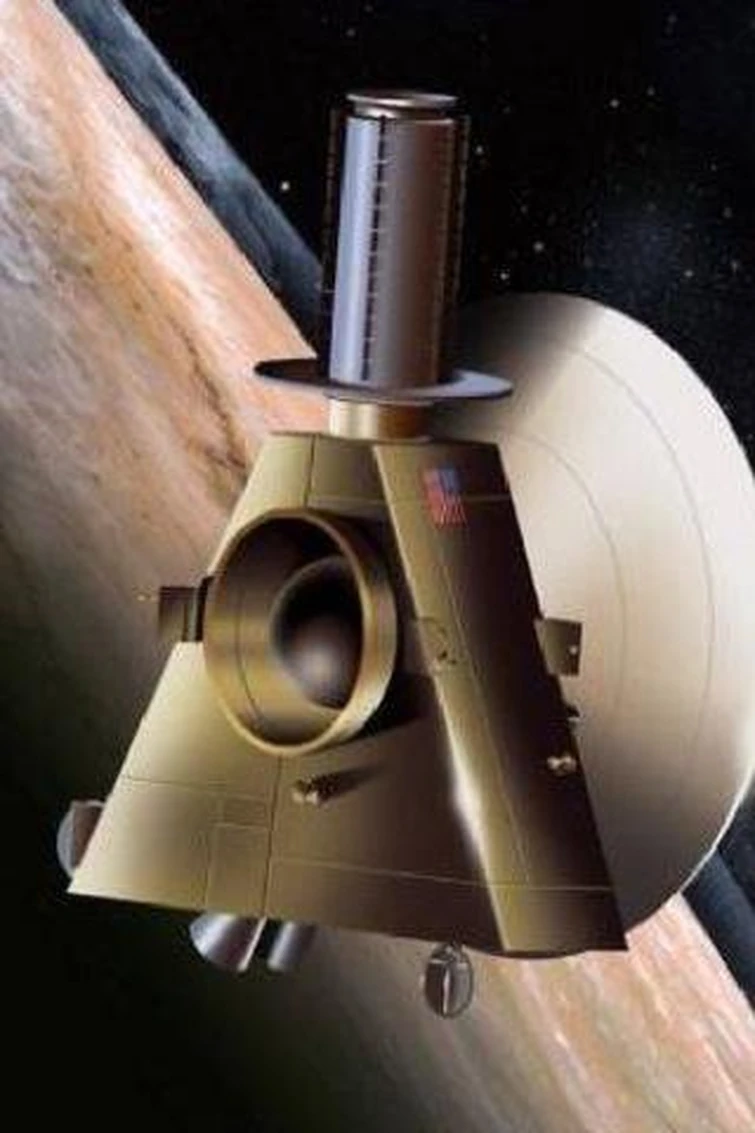 Is it just me or does nasa's "new horisons probe" look like bill cipher ...