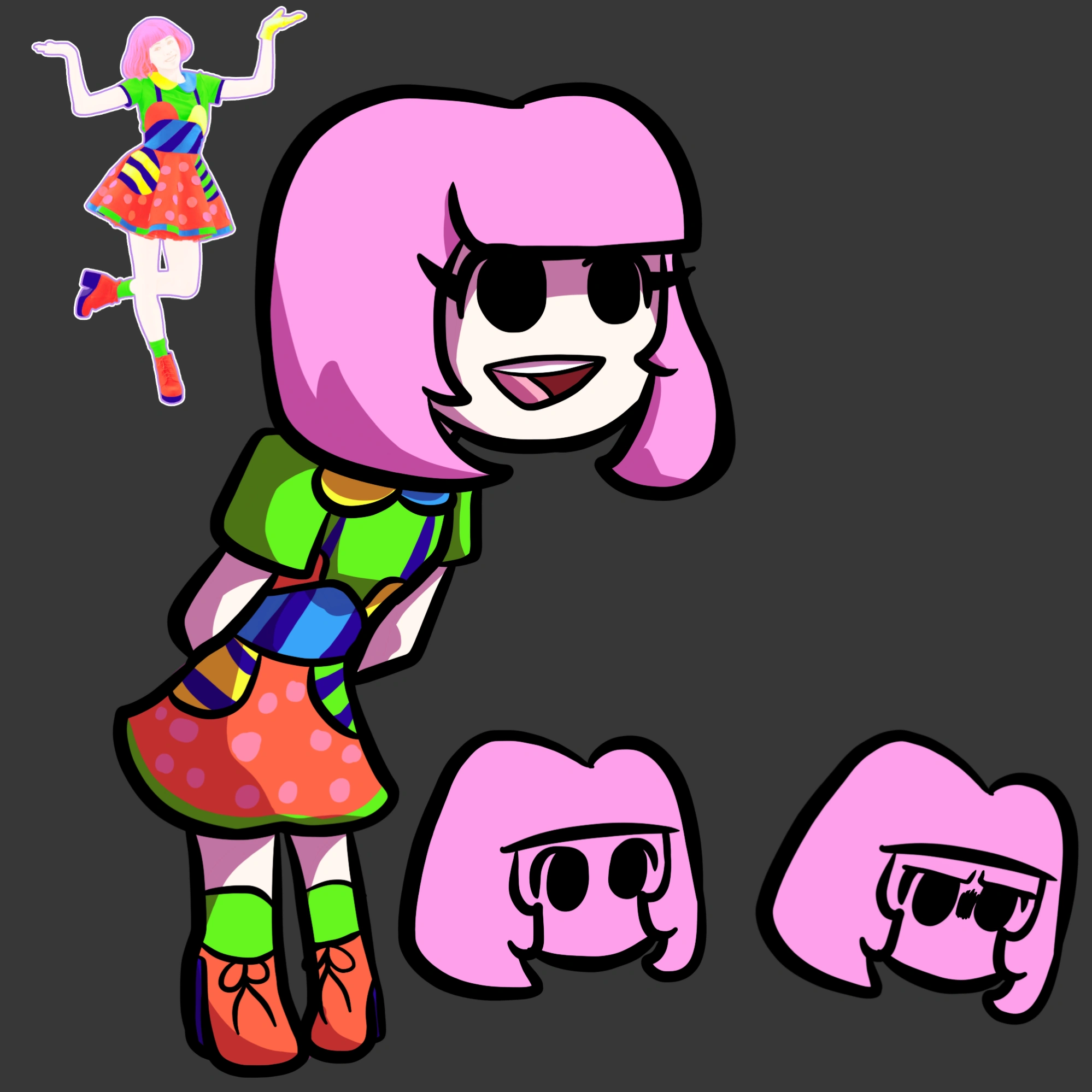 I say, she looks pretty cute in the FNF art style | Fandom