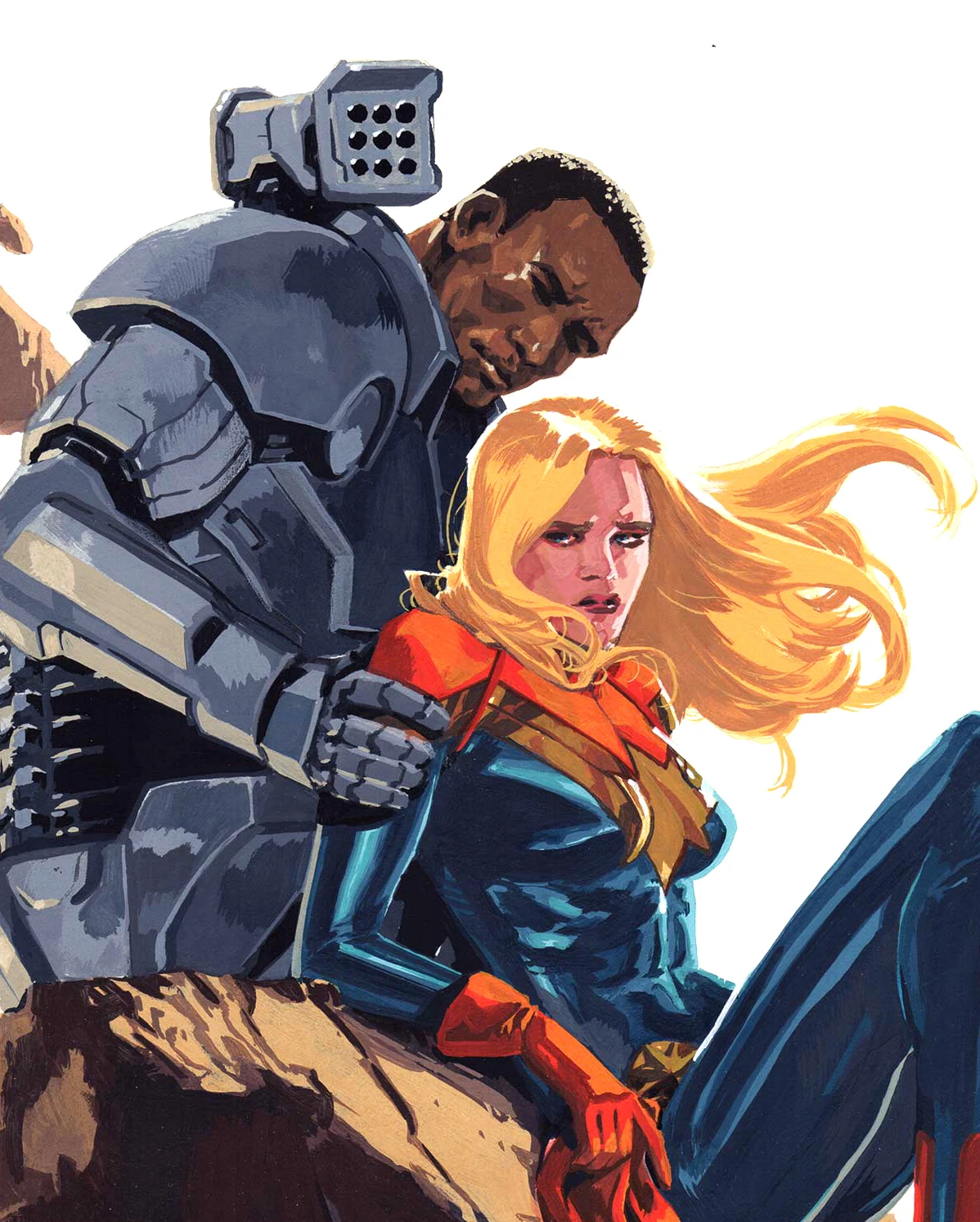 the first look at a new romance-focused story between Captain Marvel ...