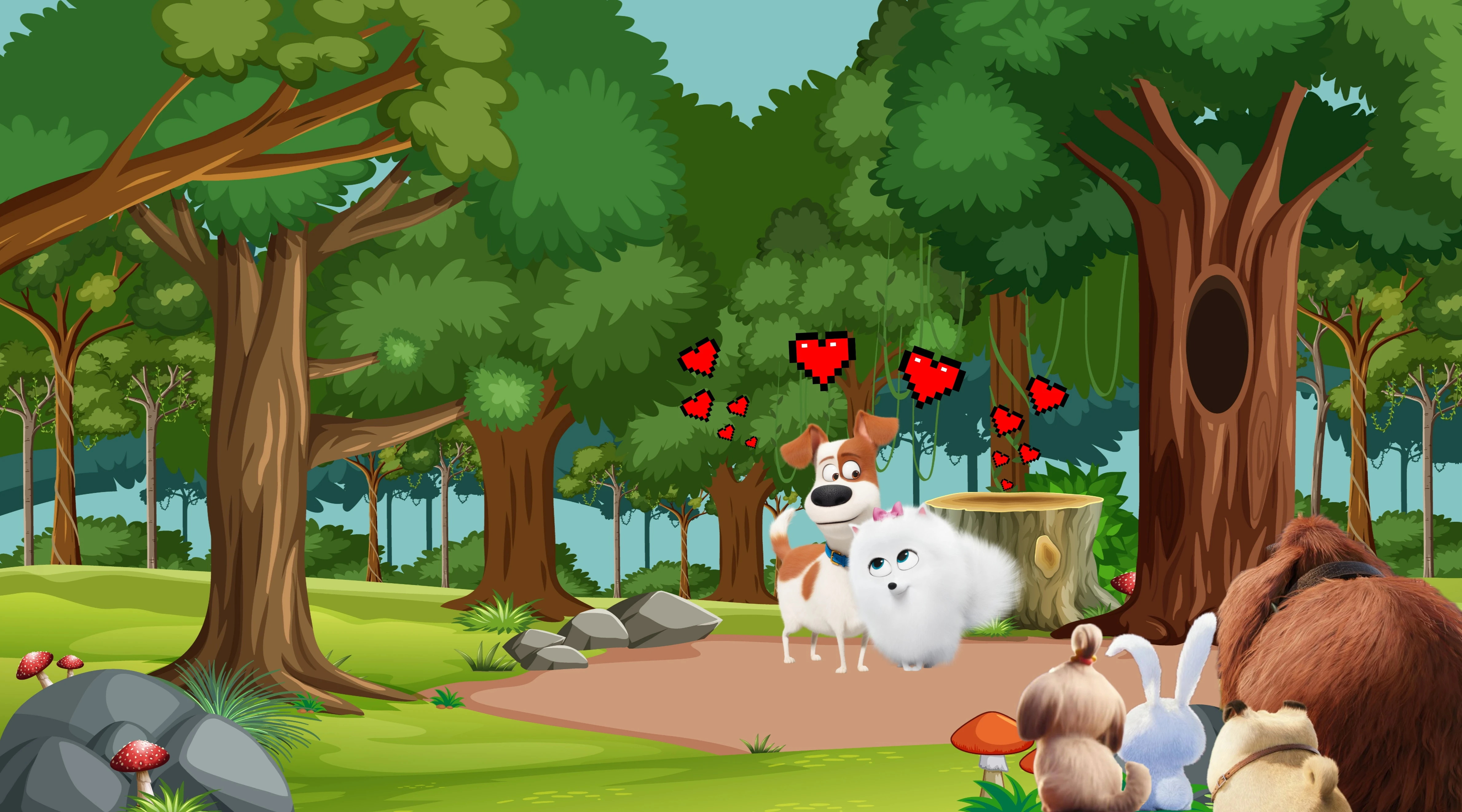 Gidget X Max and friends singing and dancing "Once Upon a Dream" by ...