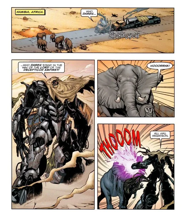 Weird that he's hailing himself. It's like if Hitler shoots a dog and ...