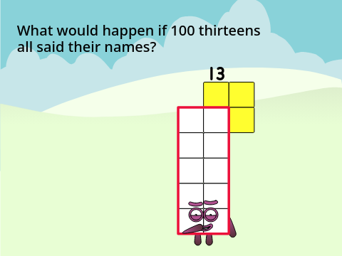 What would happen if 100 13's said their names? | Fandom
