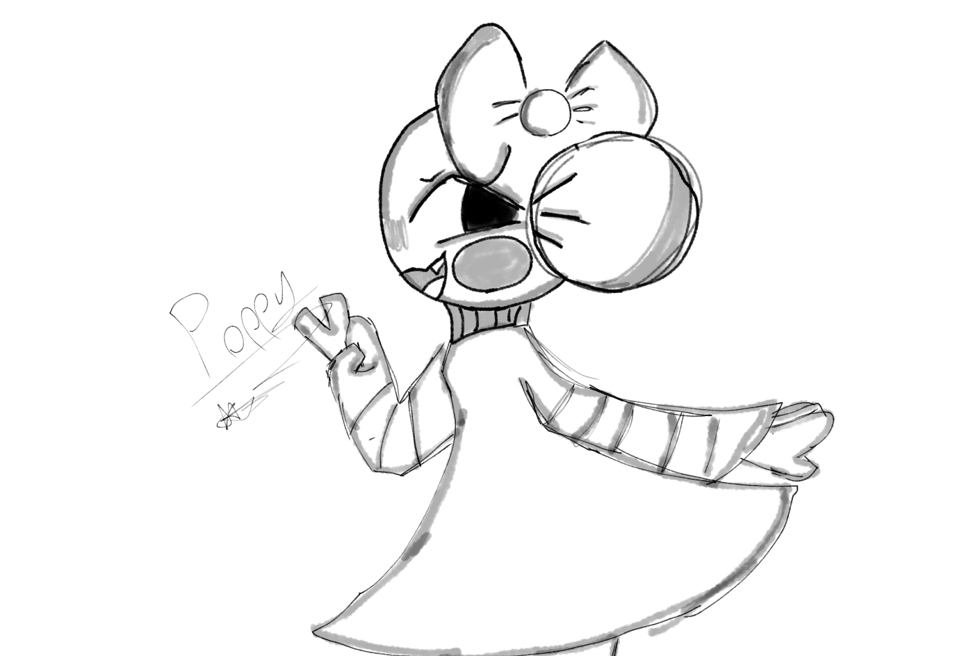 "Peace out toons! Hehe!" | Fandom