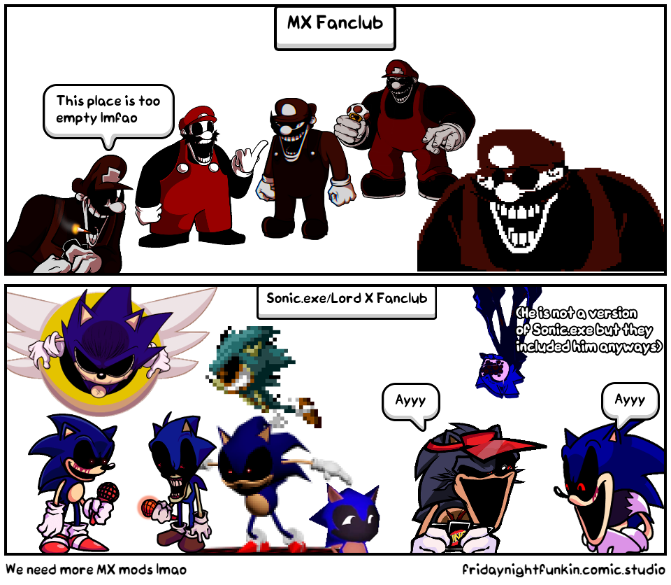 IDK why there are more Sonic.exe mods than MX mods. | Fandom